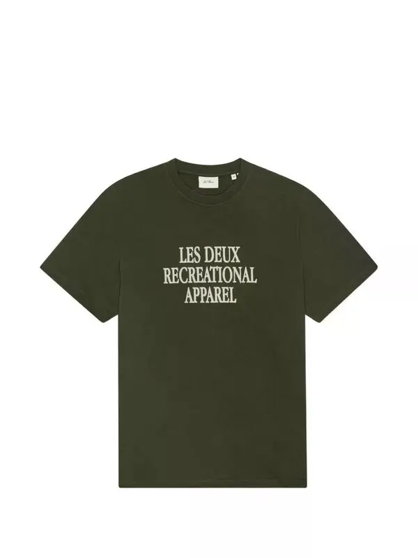 LES DEUX Logo-print T-shirt