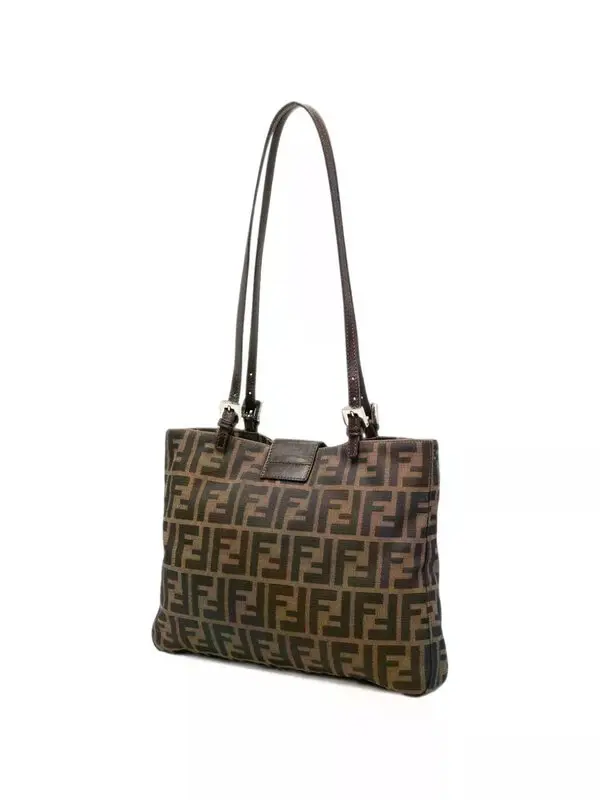 Fendi 20th Century Zucca Canvas Shoulder Bag