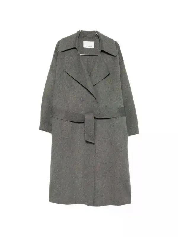 THE FRANKIE SHOP Double-breasted Belted Coat