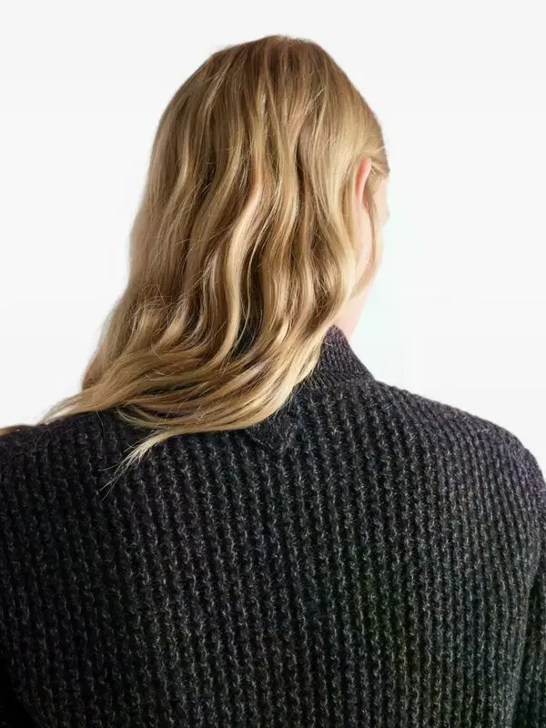 Prada Short-sleeved Wool And Mouline Cashmere Polo Sweater
