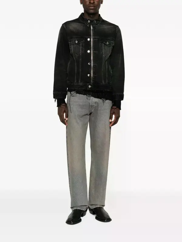 HAIKURE Zip-up Denim Jacket