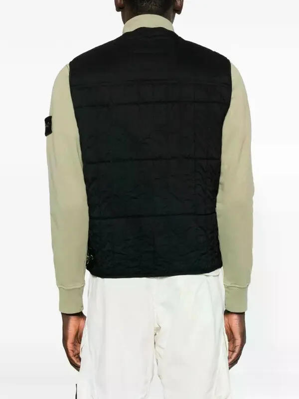 Stone Island Quilted Zip-up Vest