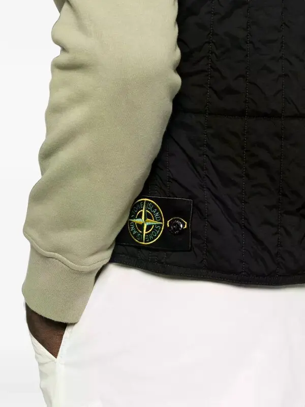 Stone Island Quilted Zip-up Vest