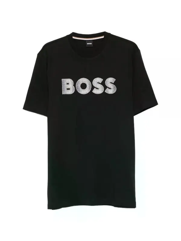 BOSS Logo-patch T-shirt - Black