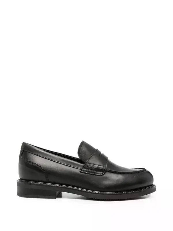 NEROGIARDINI Leather Penny Loafers