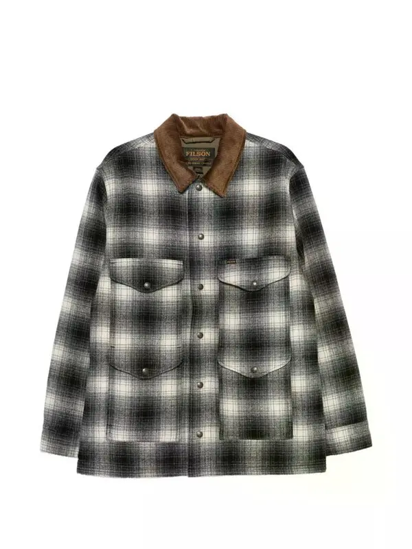 Filson Check-pattern Corduroy-collar Jacket