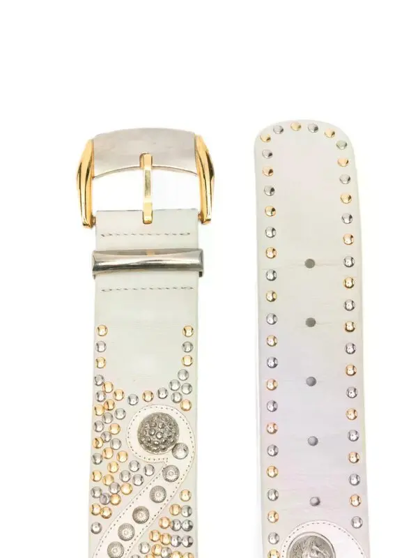 Versace 1990s Studded Belt