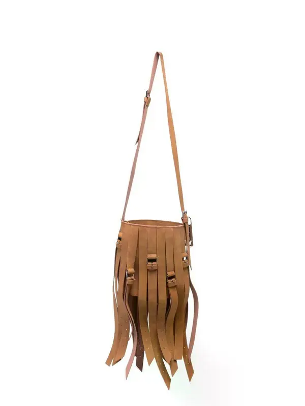 LA MILANESA Sally Buckle-detail Bucket Bag