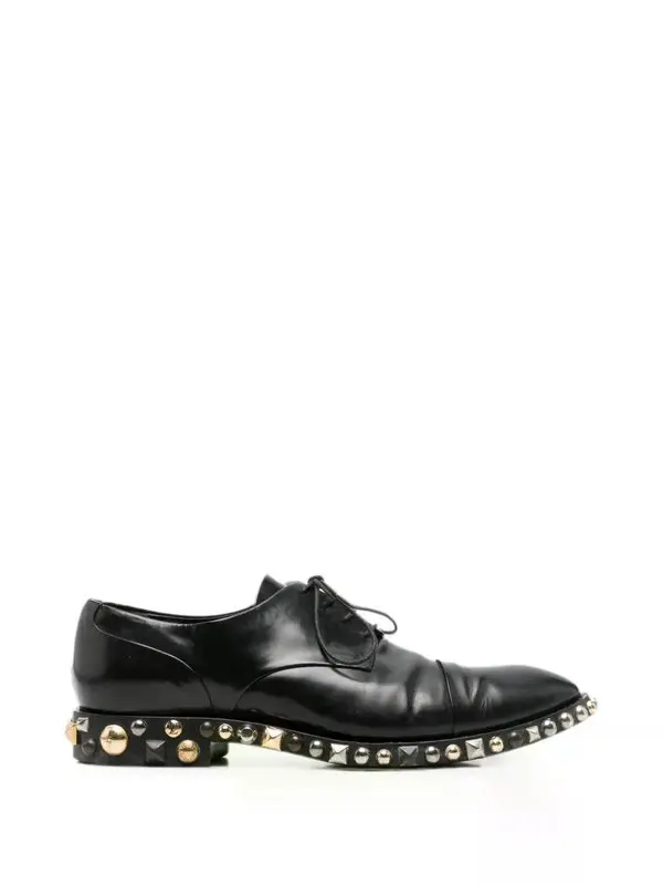 LOUIS VUITTON 2010 Stud-embellished Derby Shoes