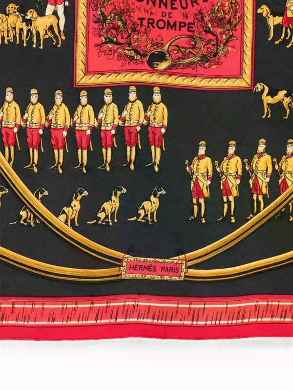 Hermès 1990s Square-shape Scarf