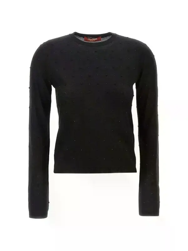Max Mara Rhinestone-embellished Sweater