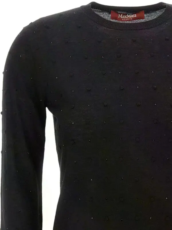 Max Mara Rhinestone-embellished Sweater