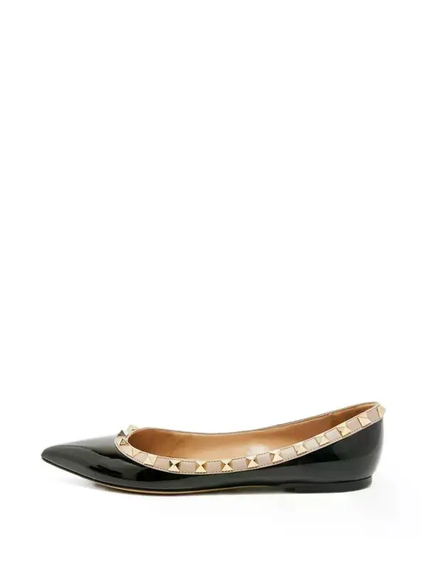 Valentino Garavani Rockstud Ballet Flats - Black