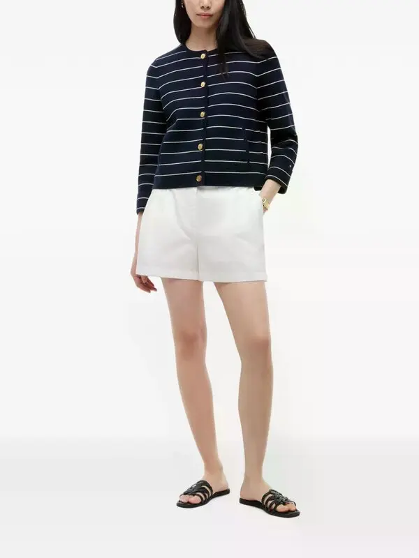Tommy Hilfiger Horizontal-stripe Button-up Cardigan