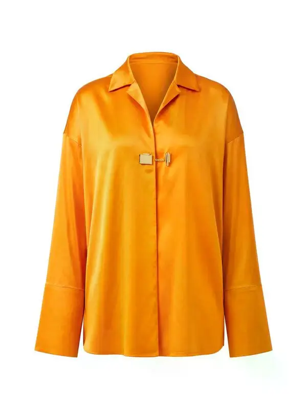 DANAME Hardware-detail Satin-finish Blouse