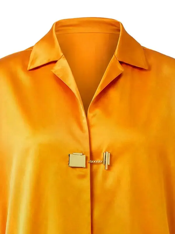 DANAME Hardware-detail Satin-finish Blouse