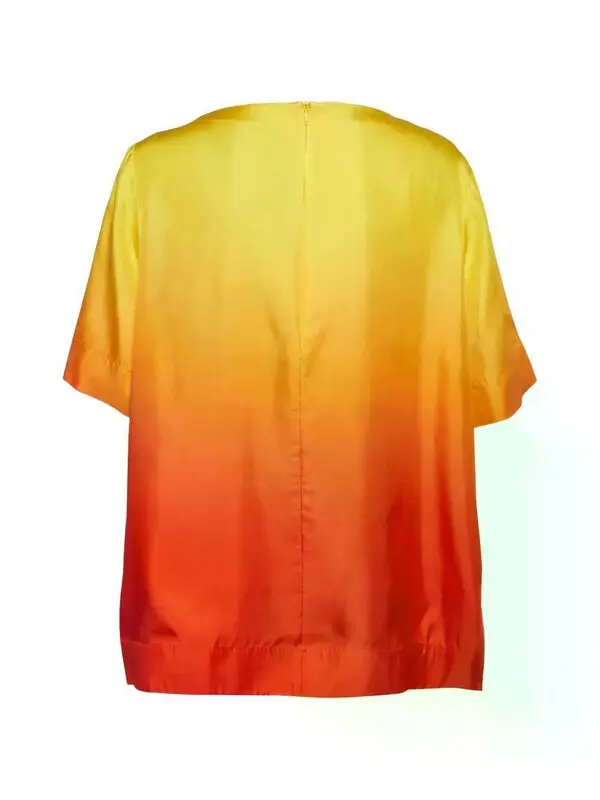 Sonia Rykiel Paris Ombré Square Neck Blouse