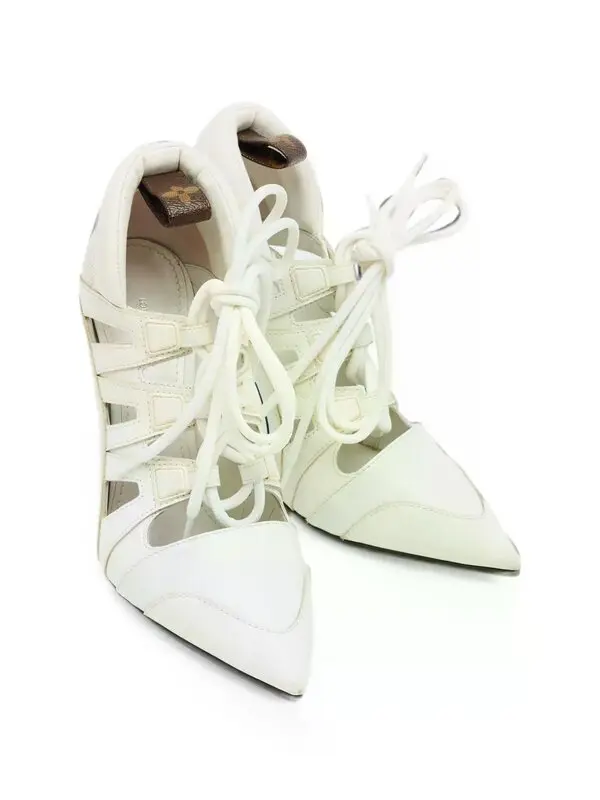 LOUIS VUITTON Streamline Lace-up Pumps