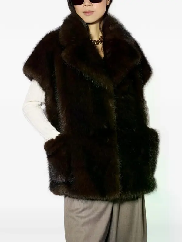 Liviana Conti Faux-fur Oversized Coat