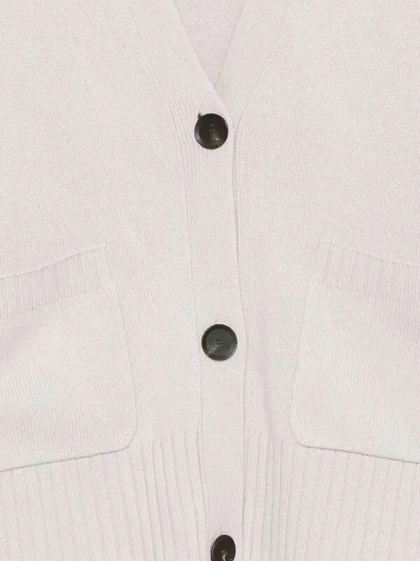 Alpha Studio Patch-pocket V-neck Cardigan