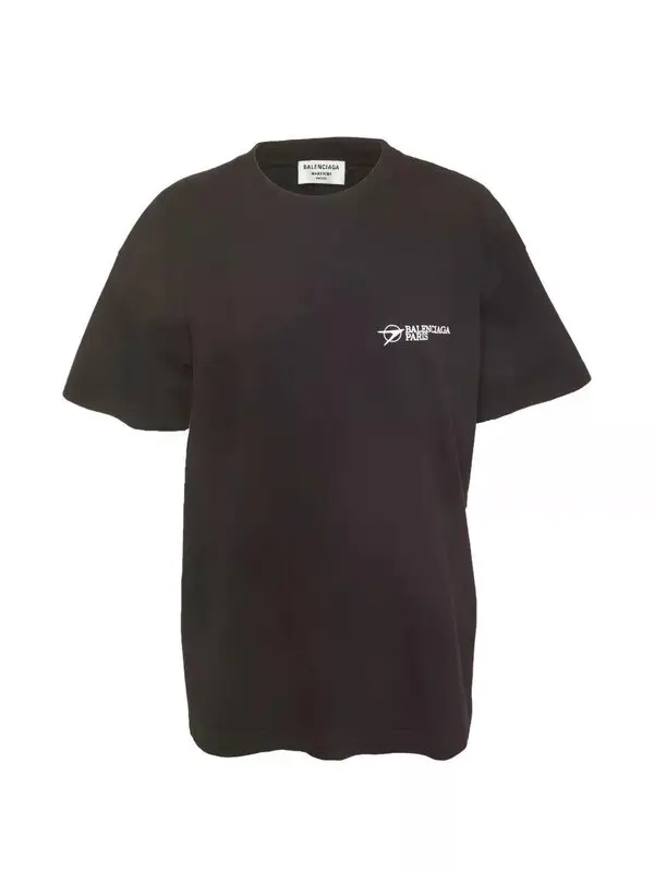 Balenciaga Logo-embroidered T-shirt