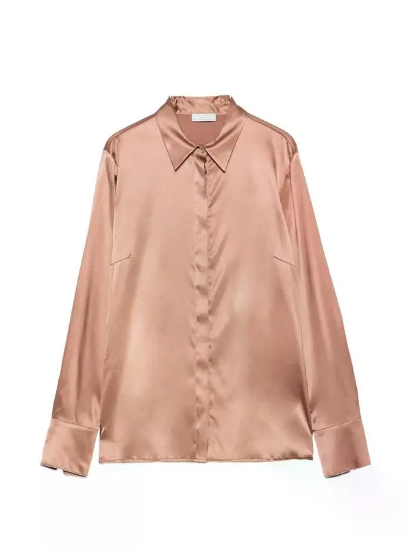 Peserico Satin Finish Long Sleeve Shirt