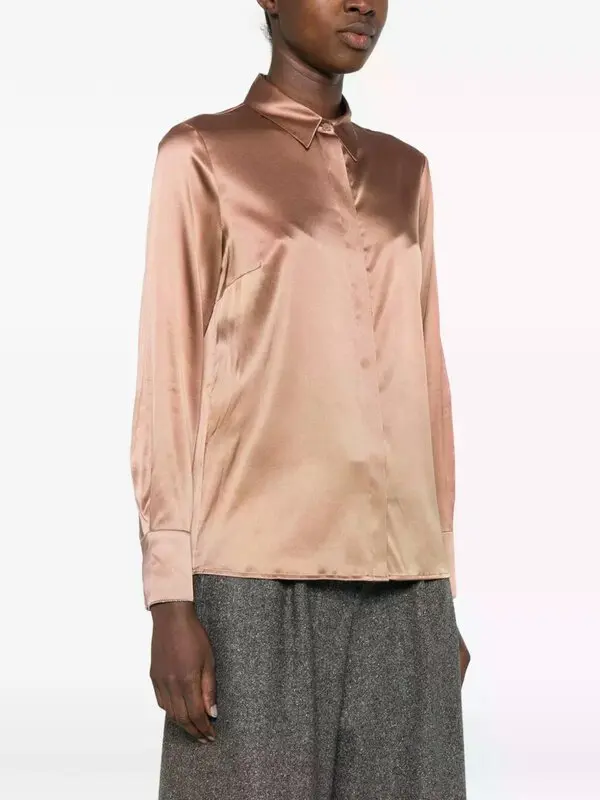 Peserico Satin Finish Long Sleeve Shirt