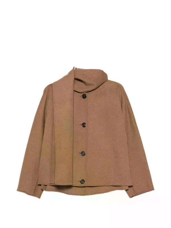 Max Mara Kate Button-fastening Jacket - Brown