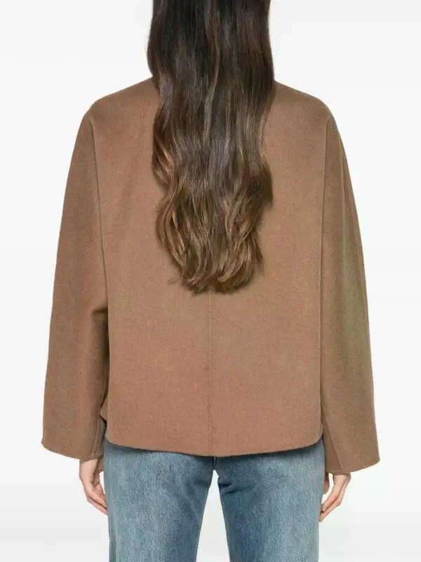 Max Mara Wool Jacket With Scarf