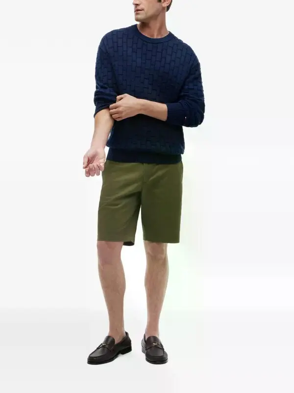 Tommy Hilfiger Basket-weave Crew-neck Sweater