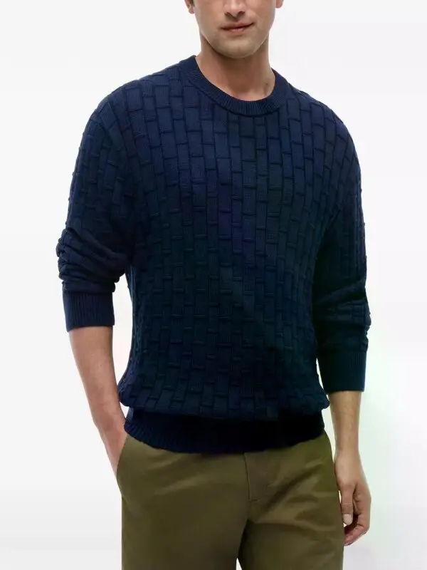 Tommy Hilfiger Basket-weave Crew-neck Sweater