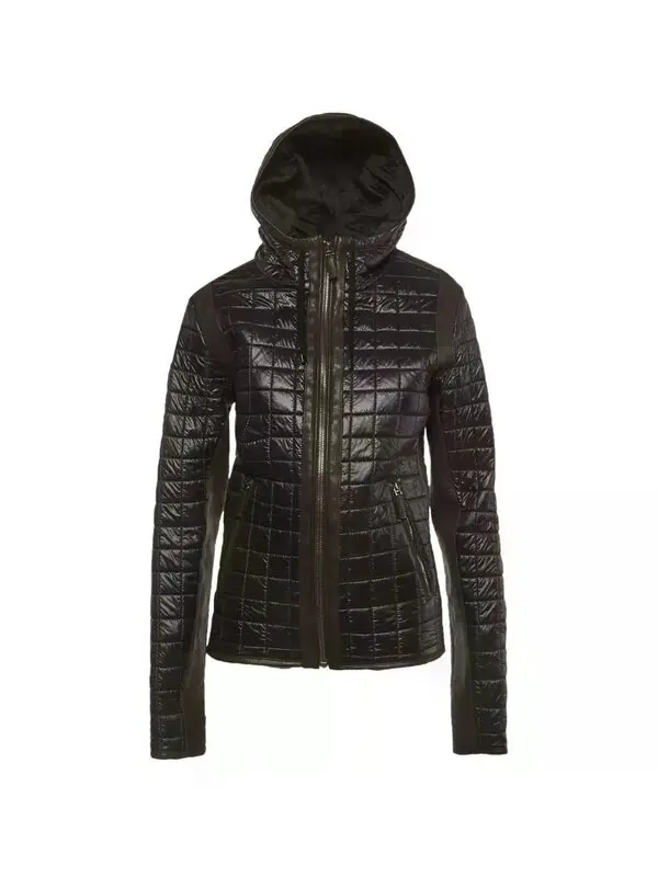 Dolce & Gabbana Quilted Leather-trims Puffer Jacket - Black