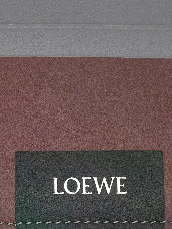 Loewe 2025 Colour-block Leather Card Holder