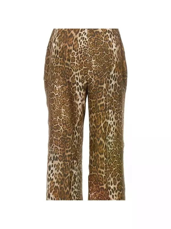 Max Mara Printed Silk Trousers