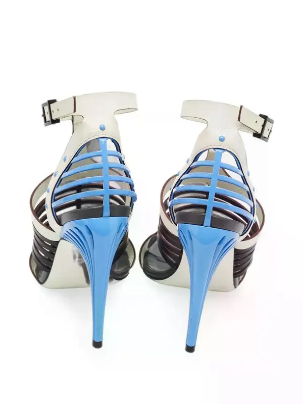 Fendi Strappy Leather Sandals