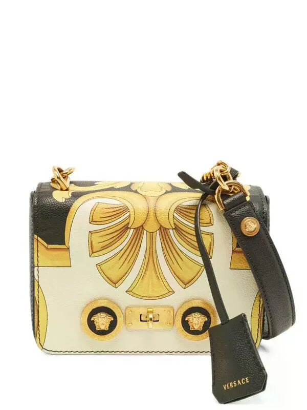 Versace Icon Medusa Baroque-print Mini Crossbody Bag