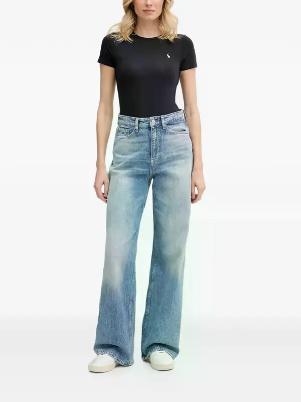 Polo Ralph Lauren Embroidered Crew Neck Bodysuit