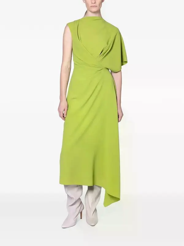 ROKSANDA Elva Draped Midi Dress - Green