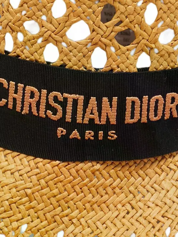 Dior Woven Straw Hat