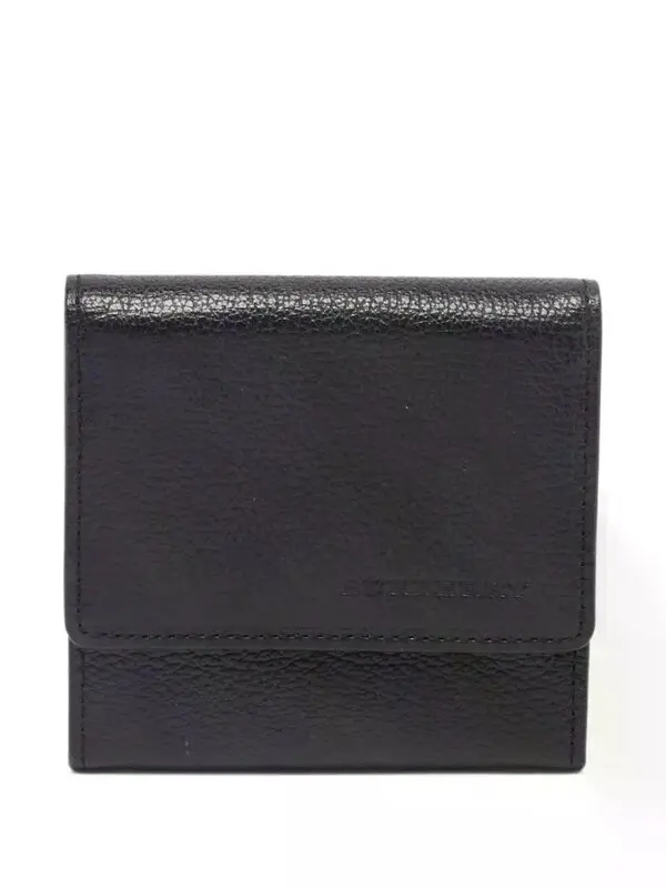 Burberry Logo-debossed Leather Coin Purse