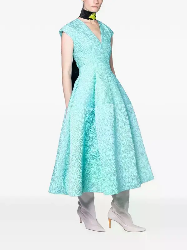 ROKSANDA Kova Textured-finish Midi Dress