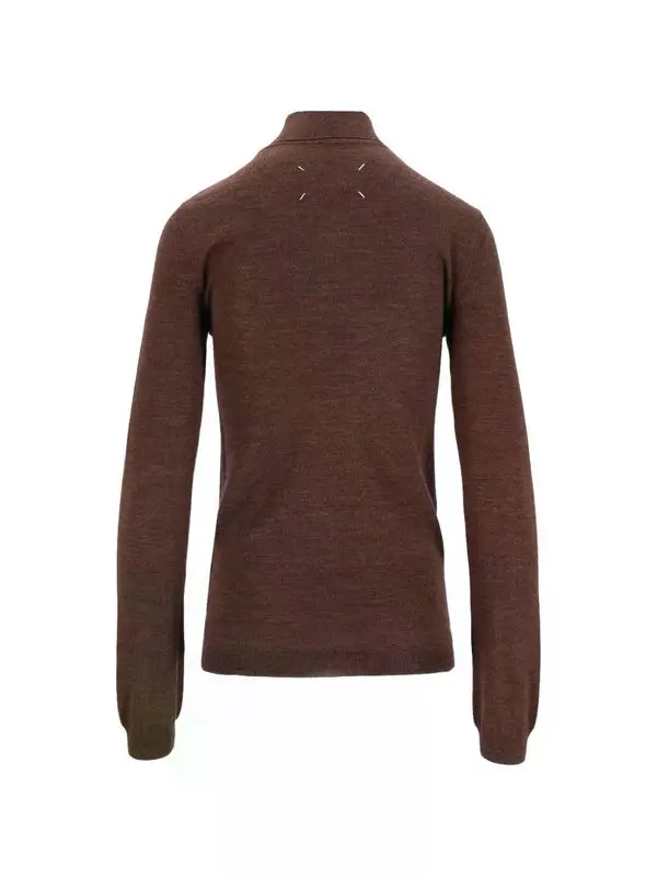 MAISON MARGIELA Wool Silk Underpinnings Turtleneck