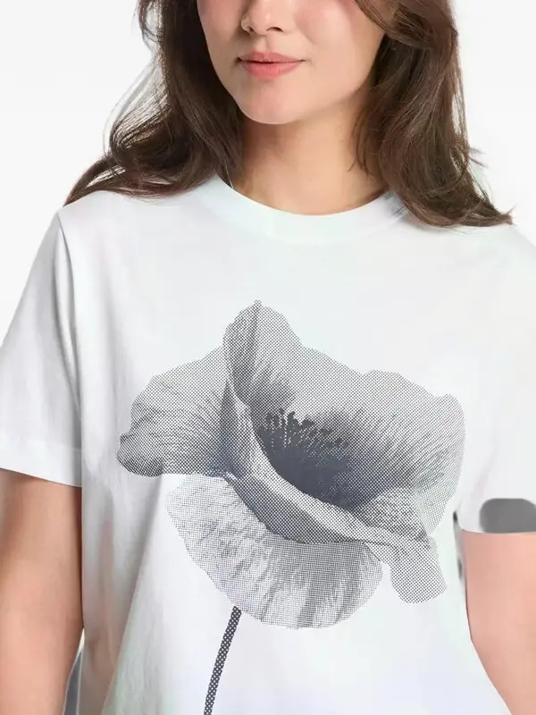 SAMSOE SAMSOE Flower-print T-shirt