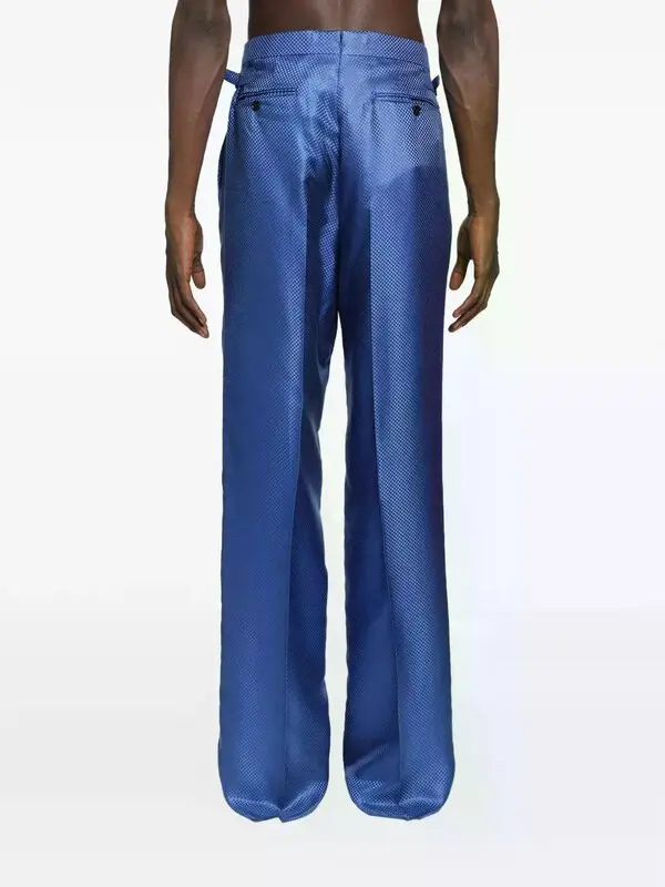 TOM FORD Pleated Silk Trousers