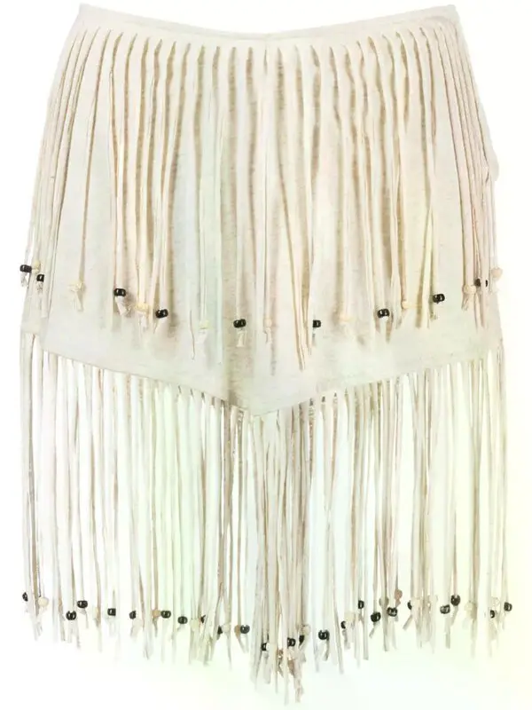 Alanui Monsoon Fringed Miniskirt