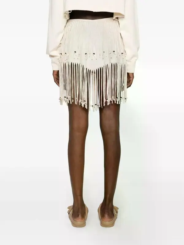 Alanui Monsoon Fringed Miniskirt