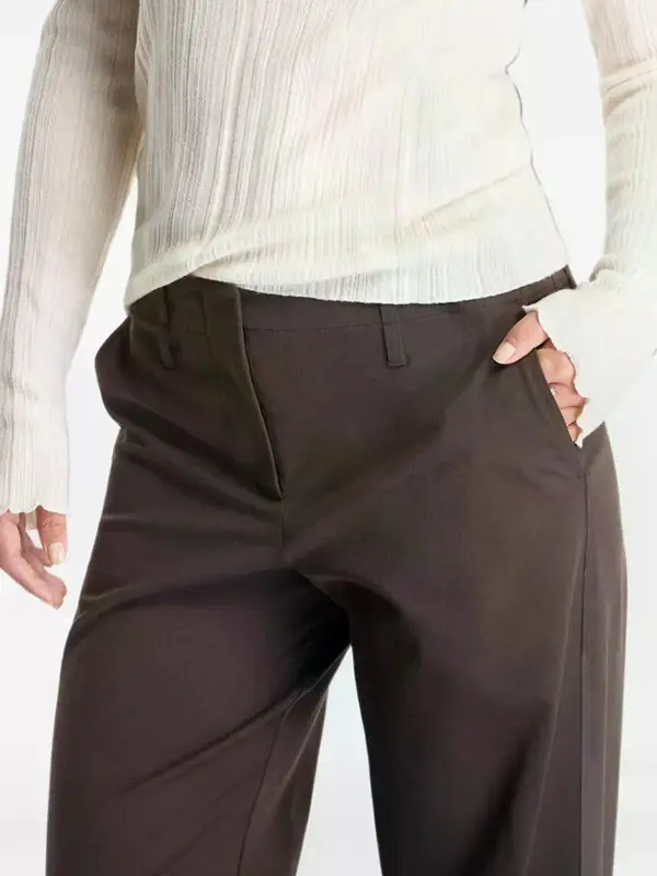 SAMSOE SAMSOE Belt-loop Wide-leg Trousers