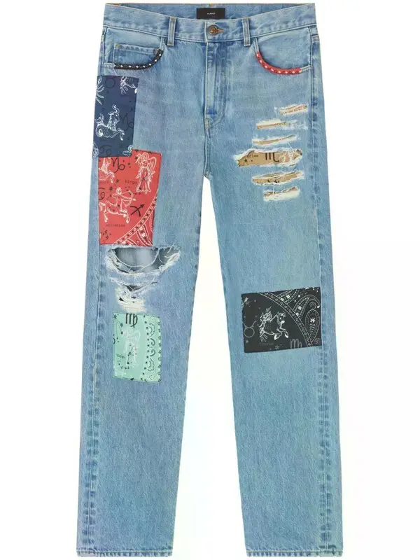 Alanui The Twelve Signs Straight-leg Jeans