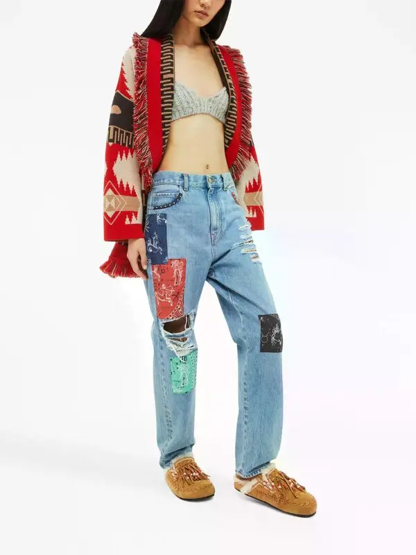 Alanui The Twelve Signs Straight-leg Jeans