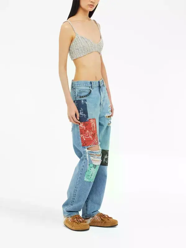 Alanui The Twelve Signs Straight-leg Jeans